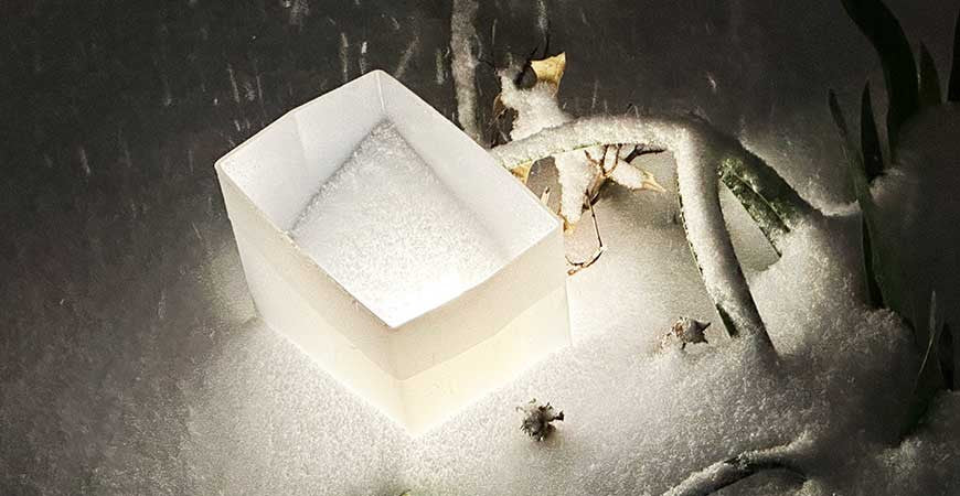 Snow and Luminaries – FLIC Luminaries